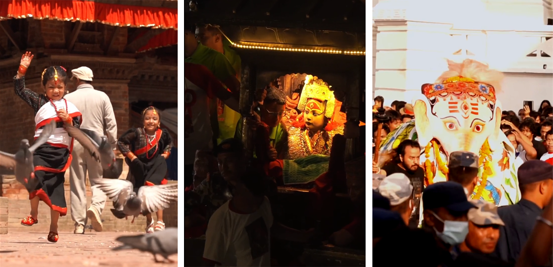 Indra Jatra Celebration in Kathmandu